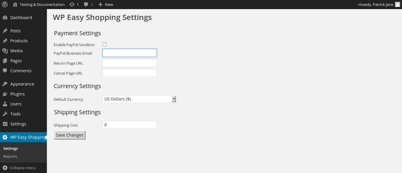 How To Use WP Easy Shopping – WPeka