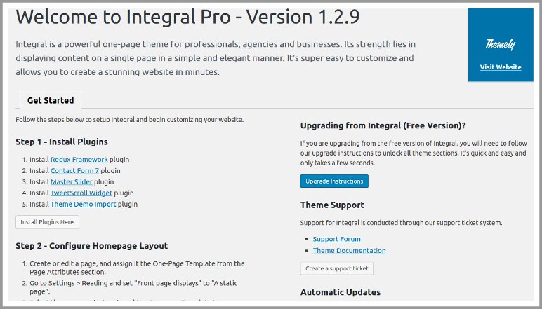 Integral: One Page Parallax WordPress Theme Reviewed