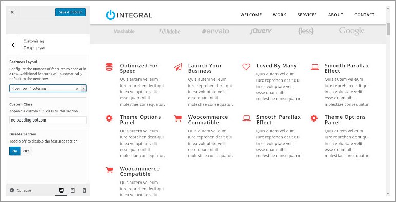 Integral: One Page Parallax WordPress Theme Reviewed